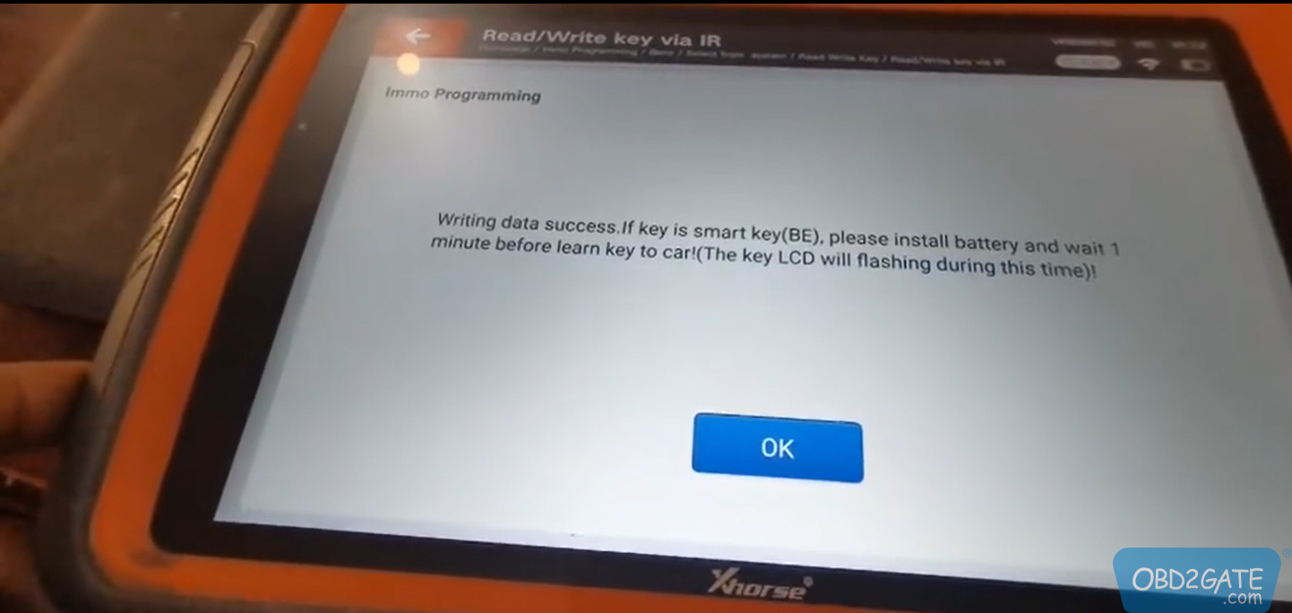 VVDI Key Tool Plus W209/W211-ST12 all keys lost done - OBD2gate ...