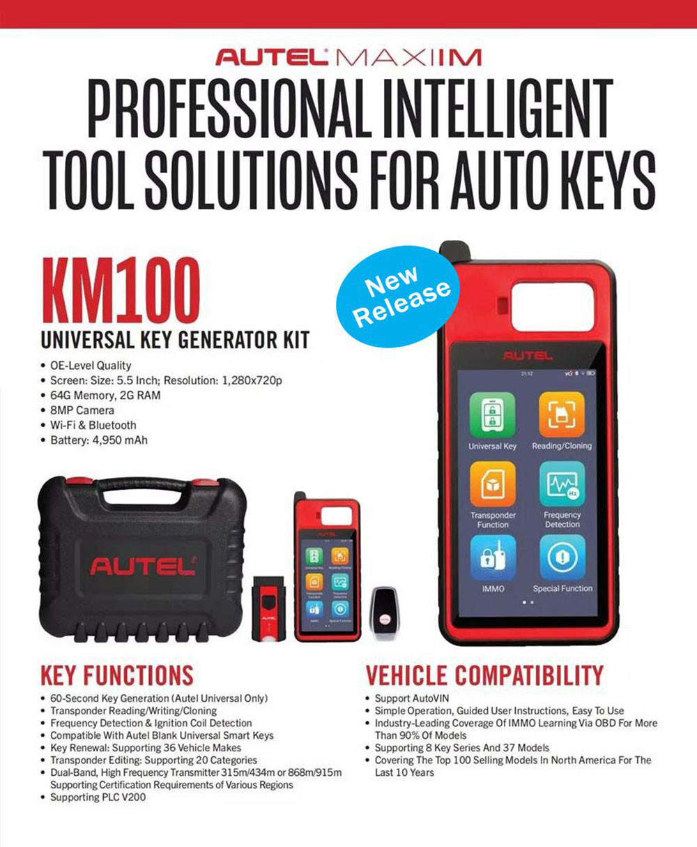 Autel MaxiIM KM100 New Release！ - OBD2gate Official Blog