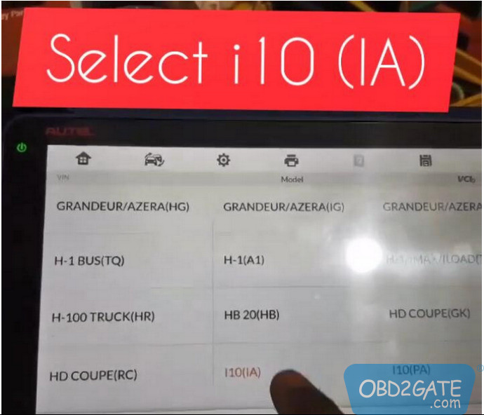IM608 II Pin Code Reading for Hyundai i10 ID46 AKL Guide - OBD2gate ...